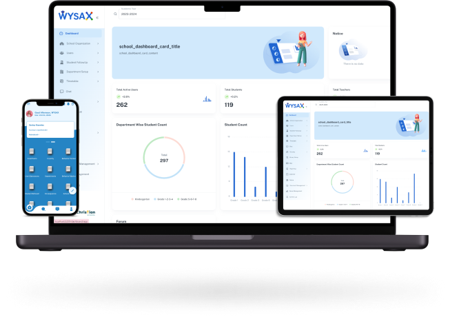 WYSAX - School Management with Customizable Solution